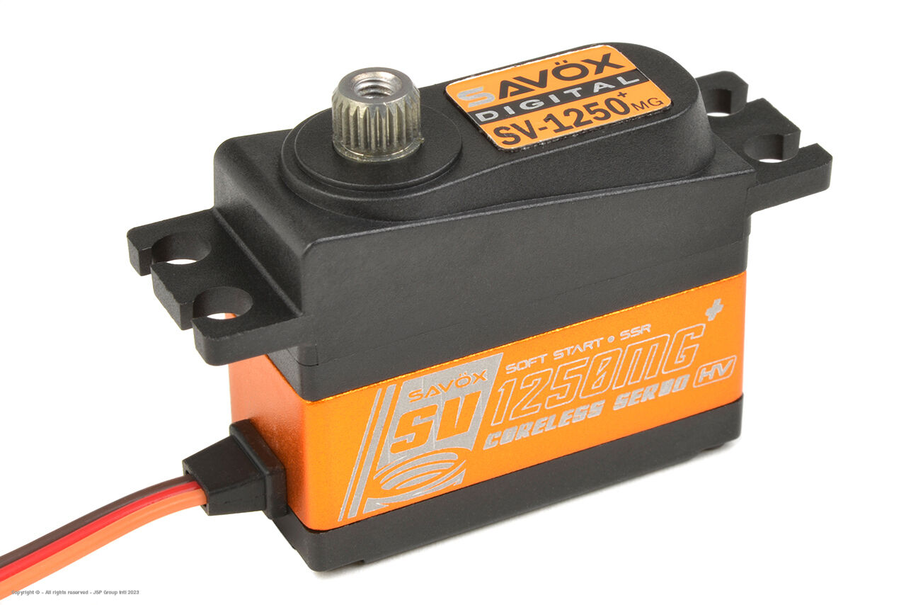 SV-1250MG+ - Savox - Servo - Digital - High Voltage - Coreless Motor - Metal Gear